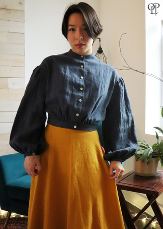 Leah Blouse 1860s Shirt pdf Sewing Pattern – Ora Lin Patterns