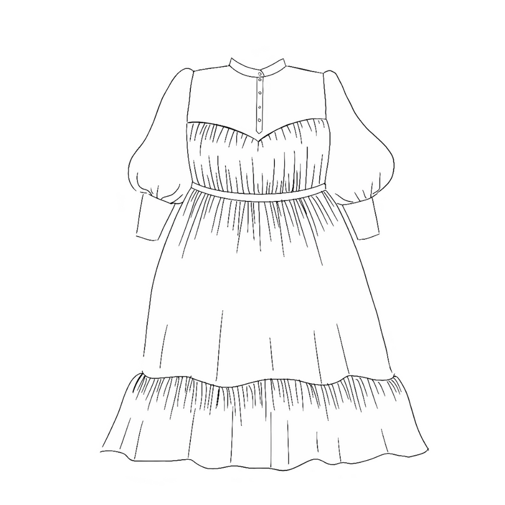 Sophie Victorian Style Tent Dress pdf Sewing Pattern – Ora Lin Patterns